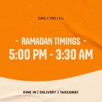 Daily Deli Menu 2024 - Ramadan Sehri & Iftar Deals - FindaMenus